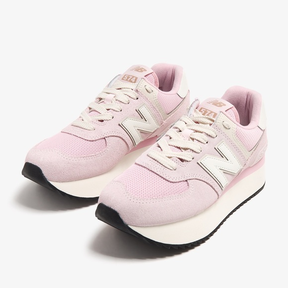 New Balance | Shoes | New Balance Womens 574 Stacked Pink Wl574zaj ...